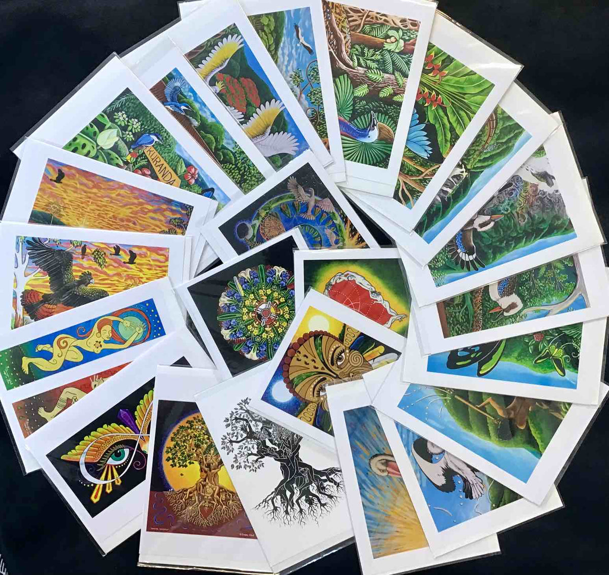 Unique hand-painted Prints on Paper & Greeting Cards – Art of ION
